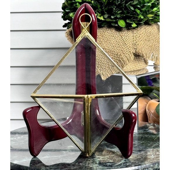 Unbranded | Accents | Diamond Triangle Terrarium Vase Window Box | Poshmark